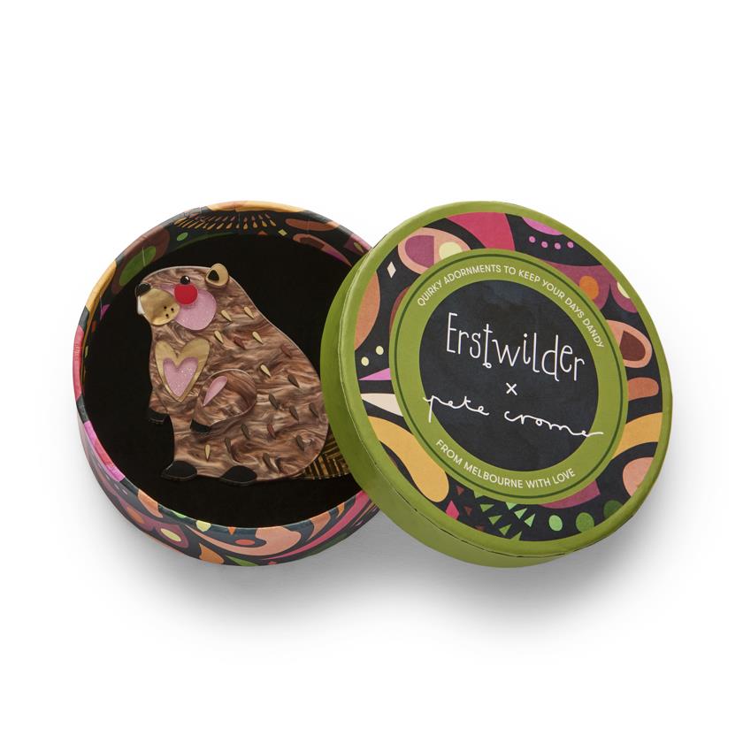 Erstwilder x Pete Cromer - The Busy Beaver Brooch – Vera Chan